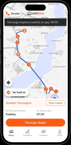 Volt Lines - Kurumsal Akıllı Personel Servis Taşımacılığı